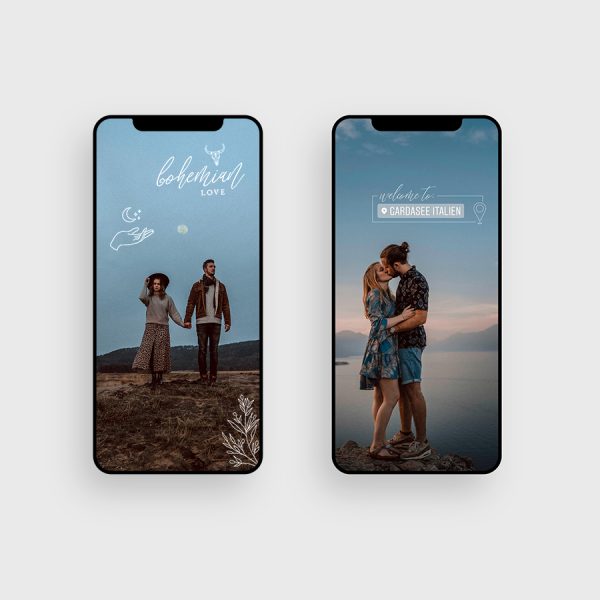 Instagram Story Sticker, Basic Pack – Farbfantasie Design