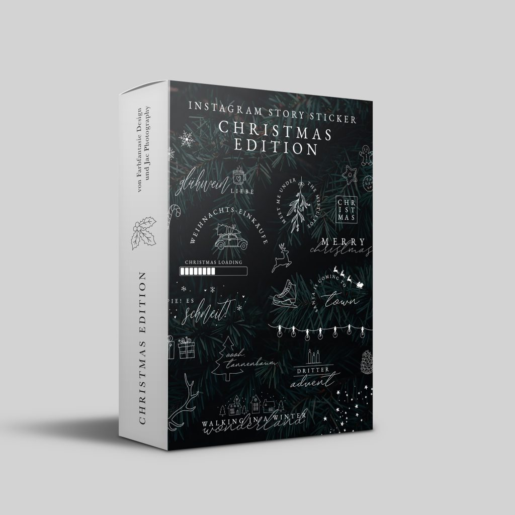 Christmas Edition – Instagram Story Sticker – Farbfantasie Design ...